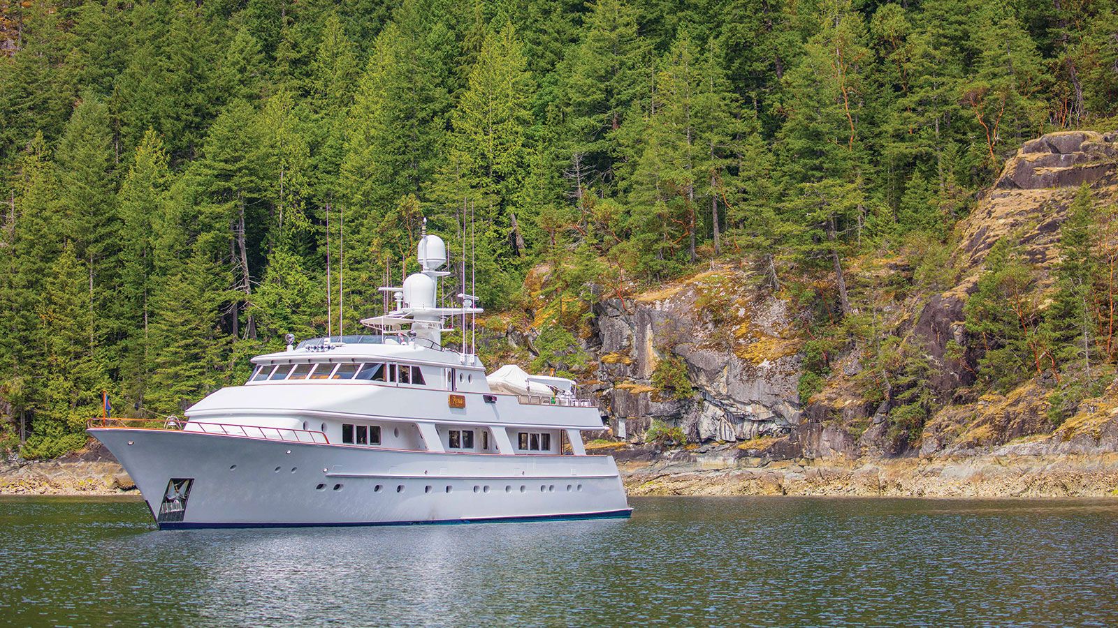 On board 44m Rena with owners Jason and Rena Pilalas